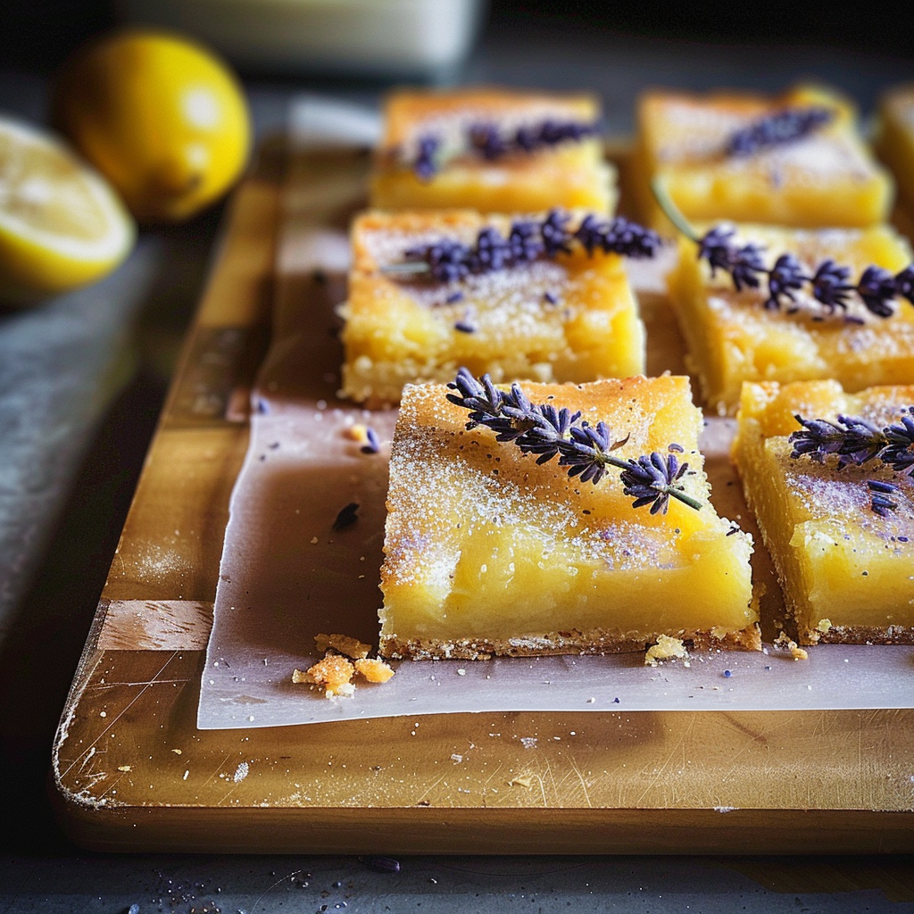 Amazing Lavender Lemon Bars for a Delicious Treat