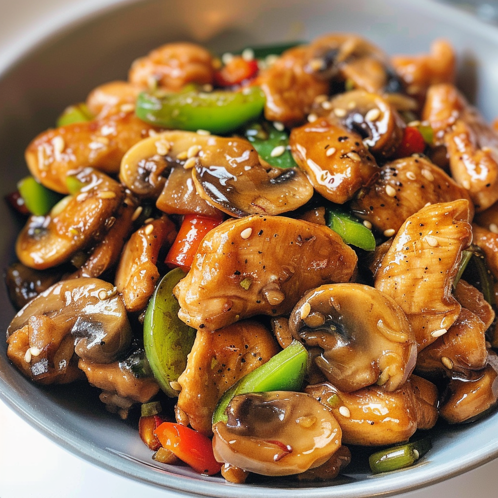 Panda Express Mushroom Chicken Copycat | Chicken Stir Fry - Amazing ...