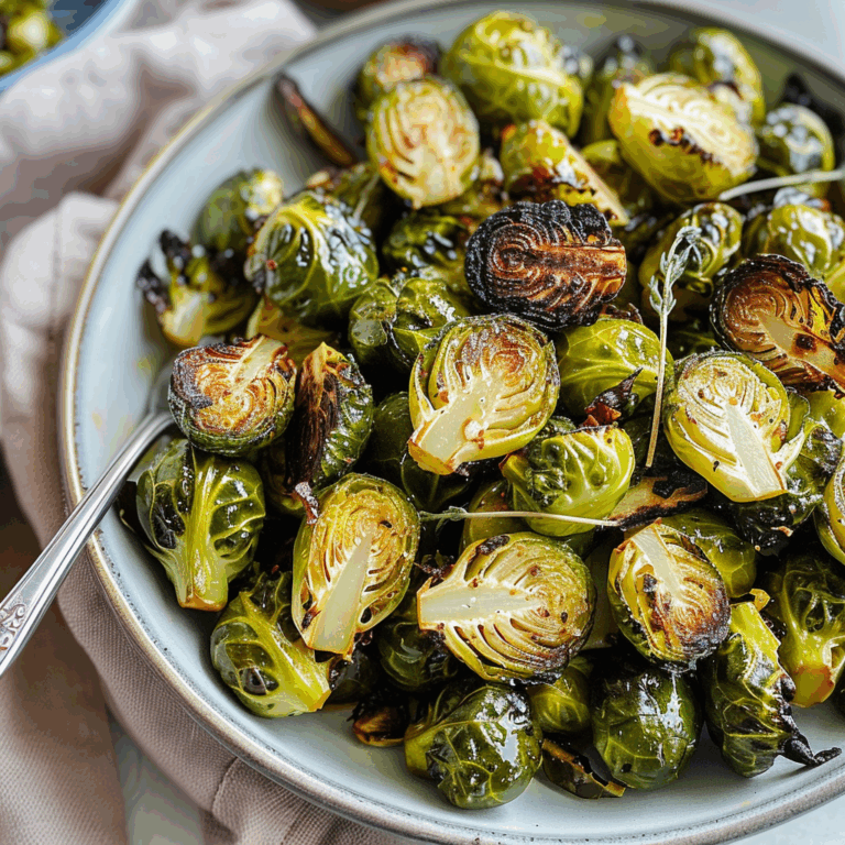 Amazing Roasted Brussels Sprouts Thanksgiving Recipe Delight