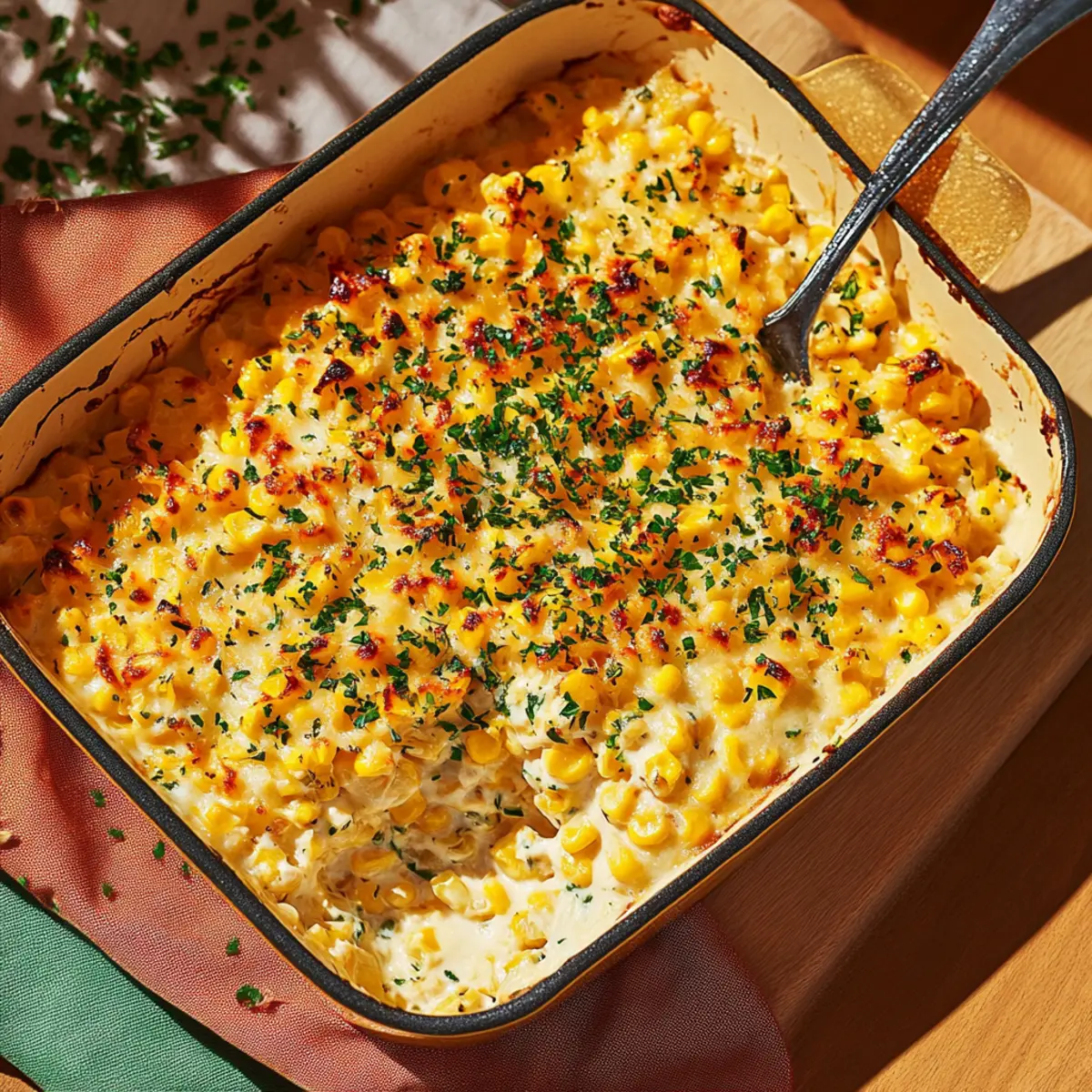 Cheesy Corn Bake Recipe