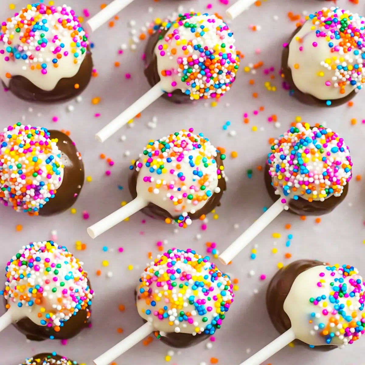 How to Make Delightful Sprinkle Coated Cake Pops at Home