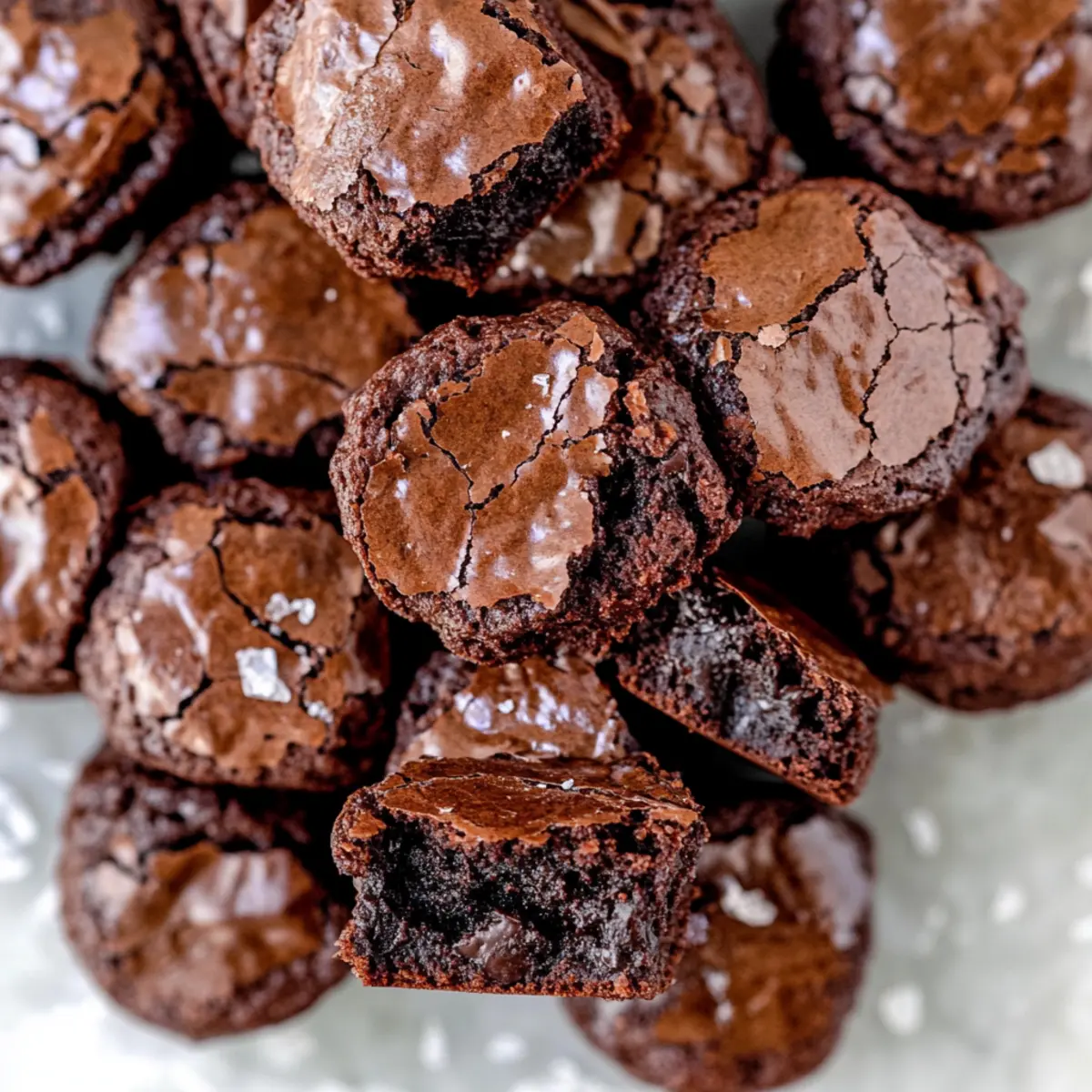 One Pot Chewy Chocolate Brownie Bites Ready in 30 Minutes