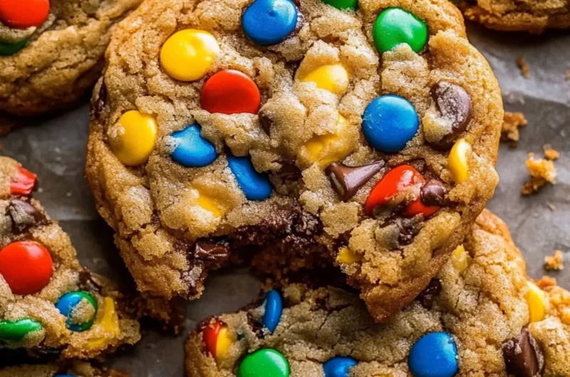Delicious Gooey Monster Cookies