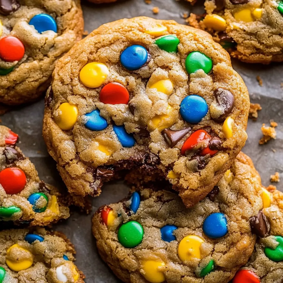 Delicious Gooey Monster Cookies