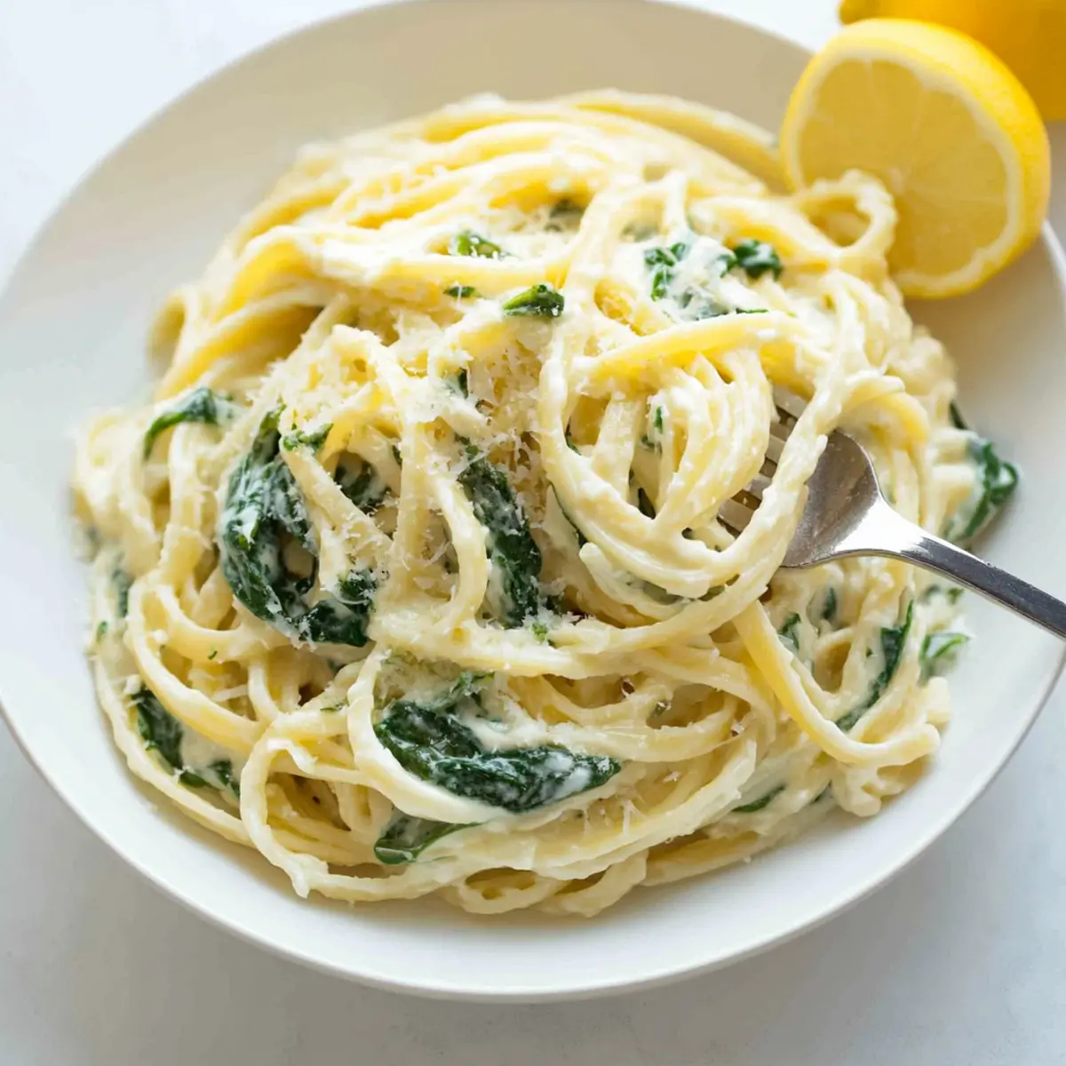 The Best Lemon Ricotta Pasta Recipe with Fresh Spinach