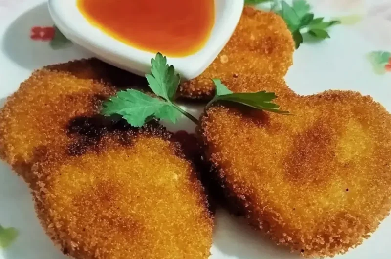 Delicious Heart Shaped Chicken Cutlets Recipe for Special Occasions
